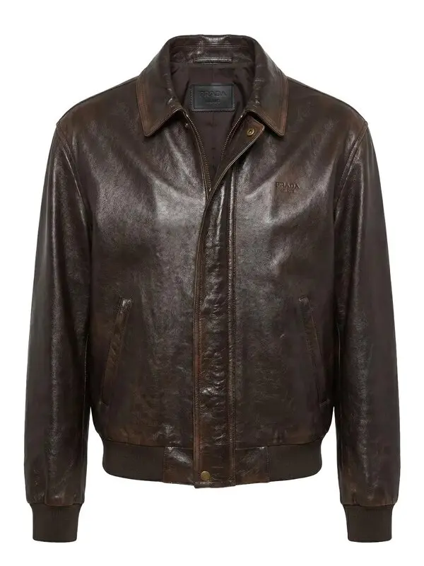Prada Leather Jacket - Multicolor