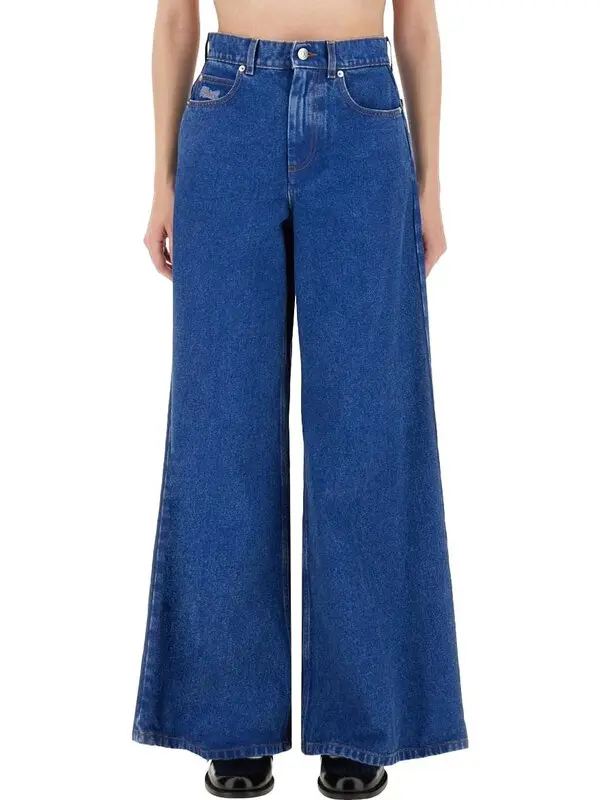Marni Denim Wide Leg Jeans - Blue