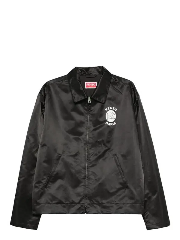 Kenzo Lightweight Satin Jacket - Black