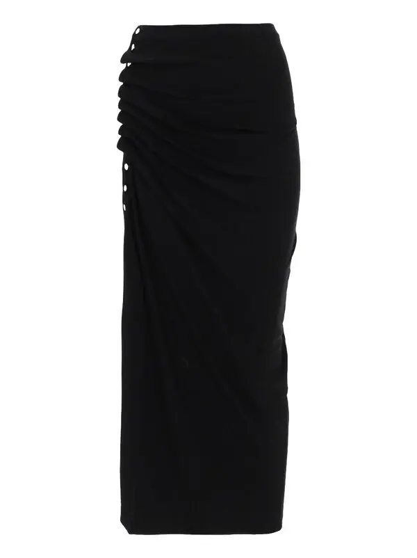 Rabanne Midi Skirt - Black