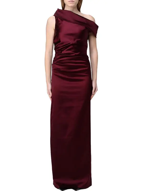 Max Mara Draped One-shoulder Dress - Multicolor