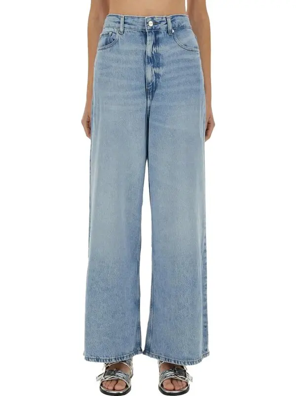 GANNI Baggy Denim Trousers - Blue