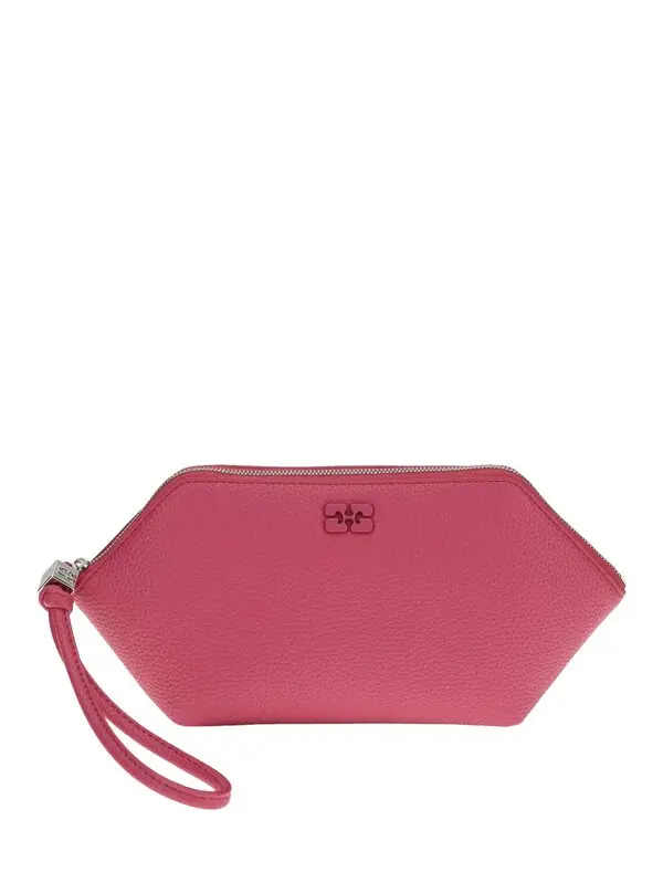 GANNI Embellished Makeup Pouch - Pink
