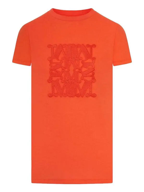 Max Mara Embroidered Logo Jersey T-shirt - Red