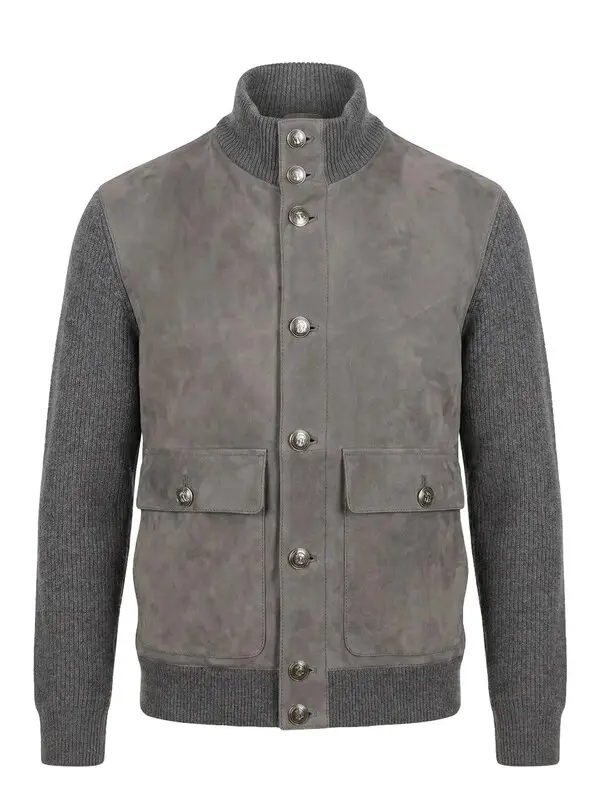 Brunello Cucinelli Leather Jacket - Multicolor