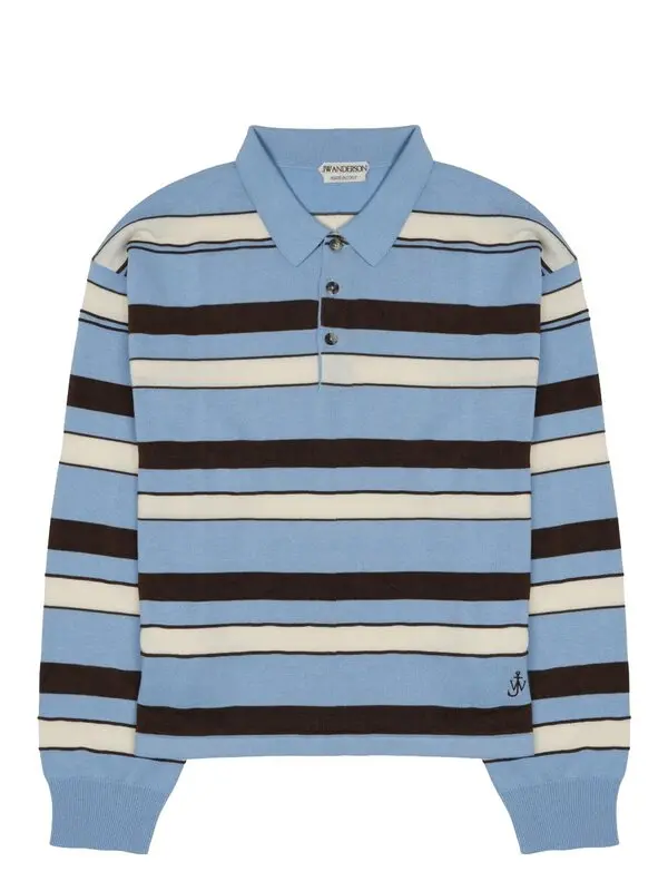 JW Anderson Polo Rugby In Cotone - Multicolor