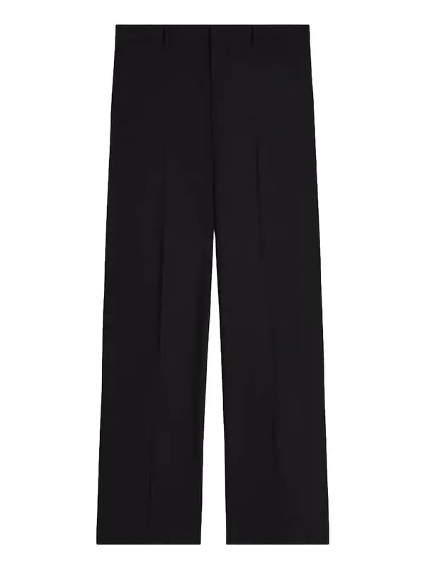 Celine Ethan Trousers In Mohair Wool - Black
