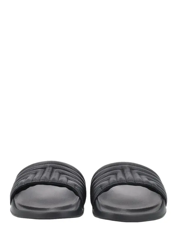 TOM FORD Leather Sandalo Slipper - Black