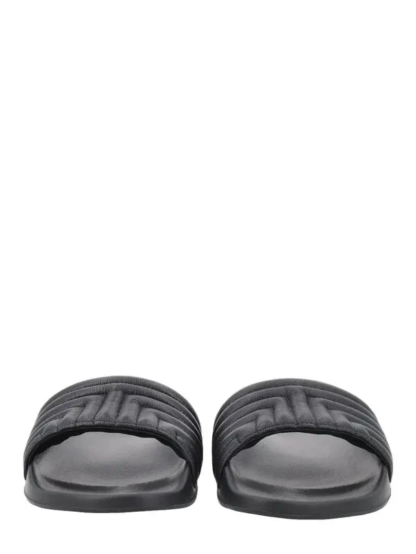 TOM FORD Leather Sandalo Slipper - Black