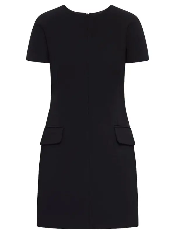 Sportmax Hourglass Jersey Dress - Black
