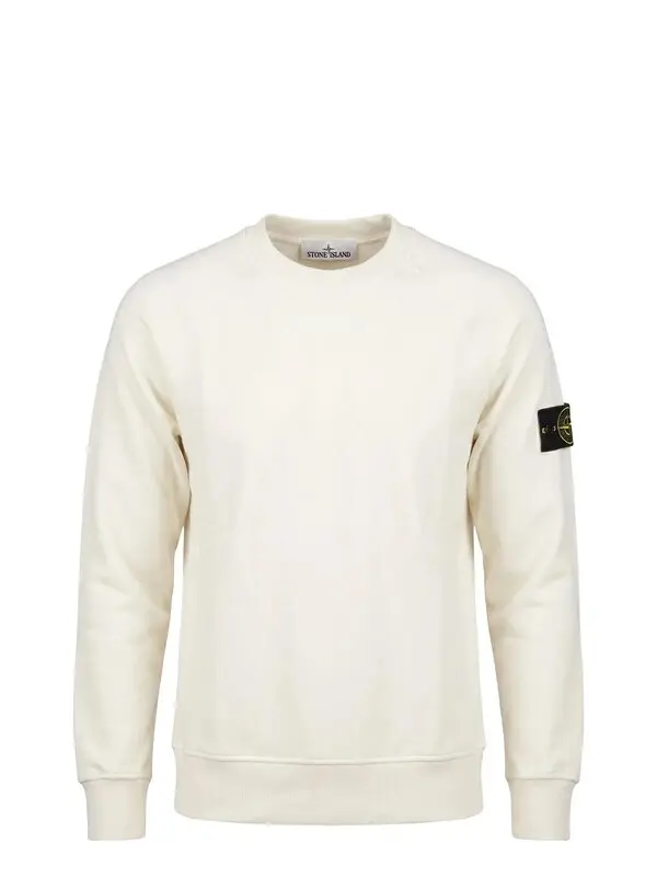 Stone Island Organic Cotton Fleece Sweatshirt - Multicolor