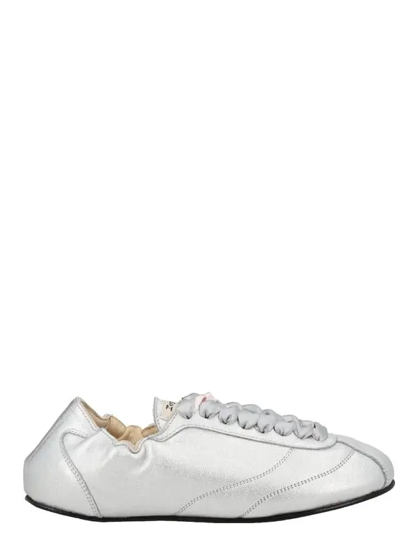 Repetto Silk Tennis Sneaker - Silver