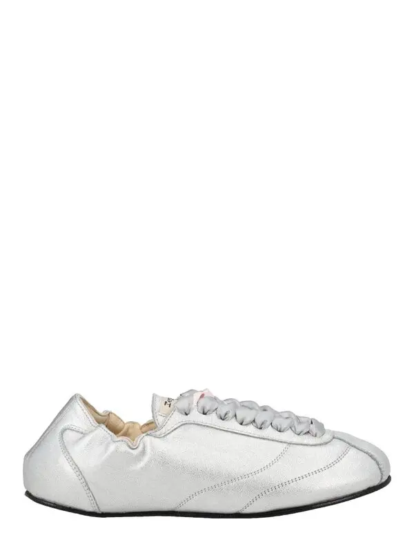 Repetto Silk Tennis Sneaker - Silver