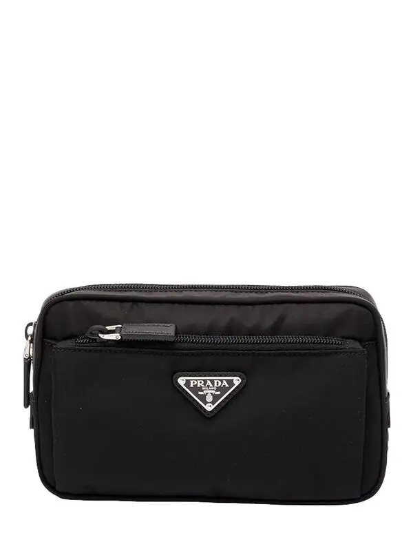 Prada Re-nylon And Saffiano Leather Belt Bag - Multicolor