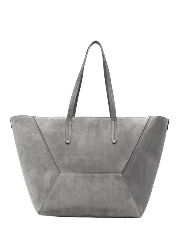 Brunello Cucinelli Grey Tote Bags - Gray