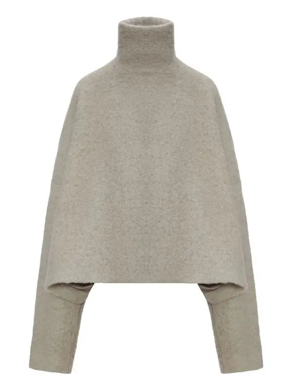 Rick Owens Alpaca Turtle-neck Sweater - Multicolor