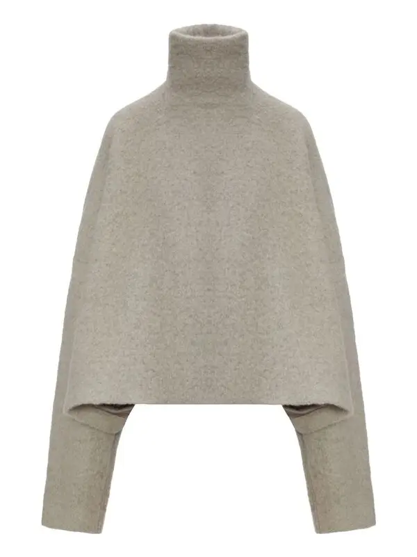 Rick Owens Alpaca Turtle-neck Sweater - Multicolor