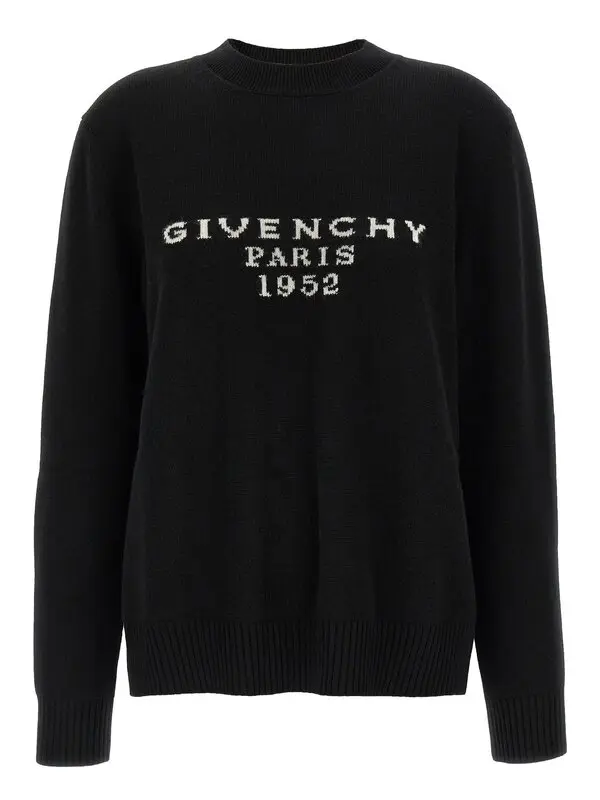 Givenchy Paris 1952 Wool And Cashmere Sweater - Black