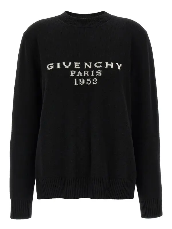 Givenchy Paris 1952 Wool And Cashmere Sweater - Black