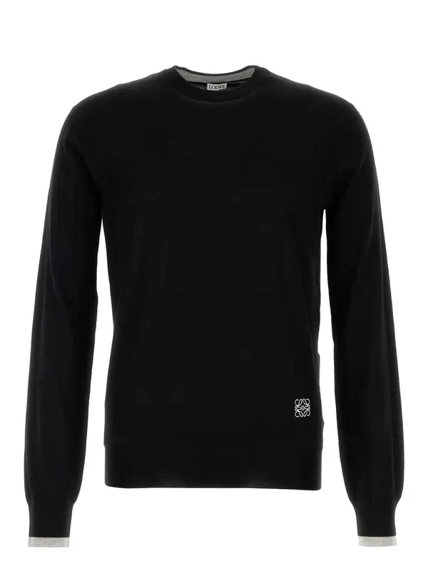 Loewe Wool Sweater - Black