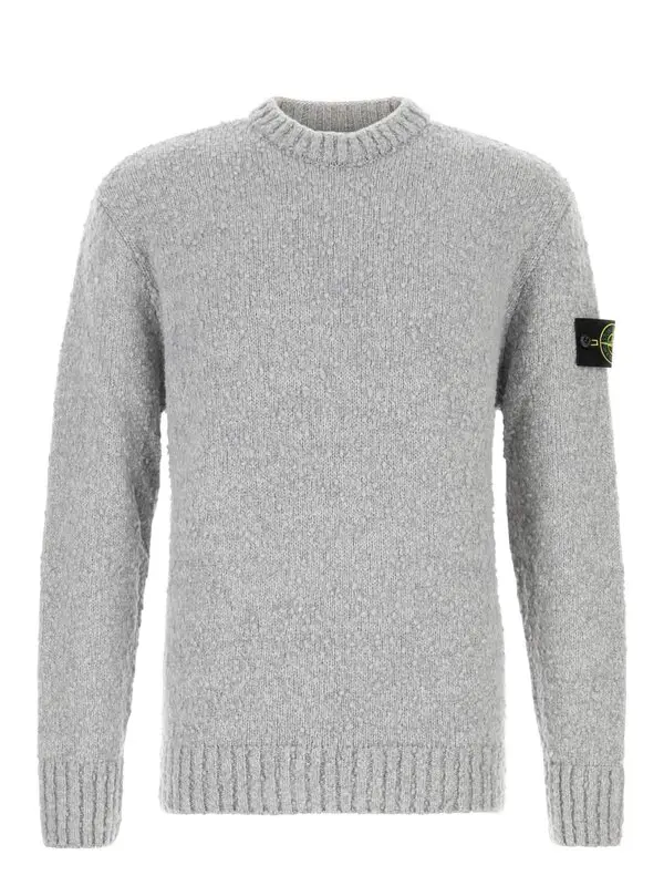 Stone Island Wool Blend Sweater - Gray