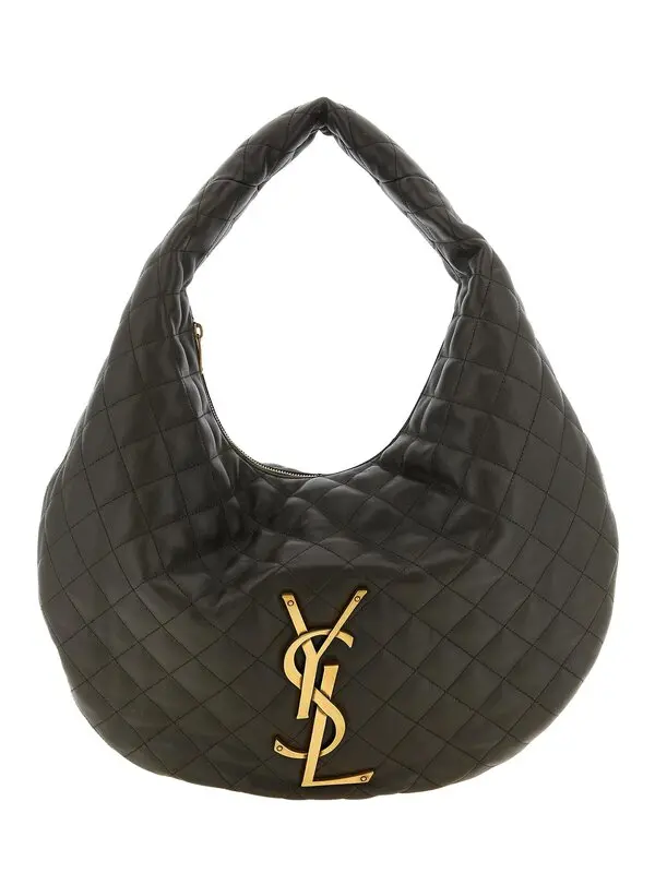 Saint Laurent Hobo Icare' Shoulder Bag - Brown