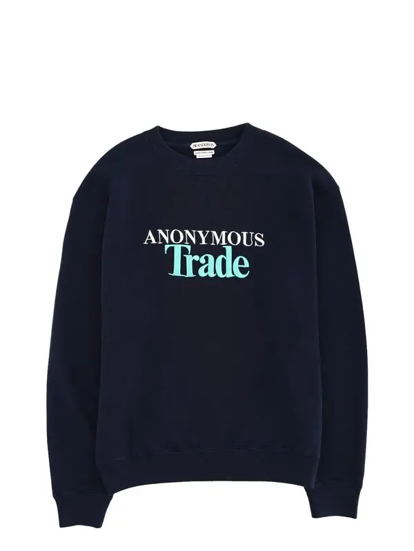 JW Anderson Anonymous Trade" Sweatshirt - Blue