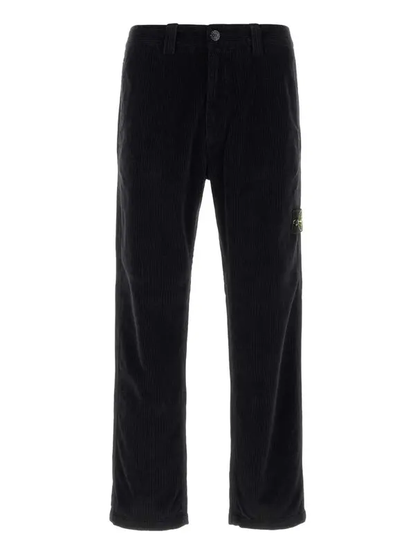 Stone Island Corduroy Pant - Black