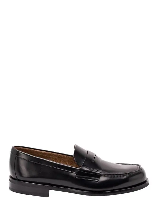 Prada Brushed Leather Loafers - Multicolor