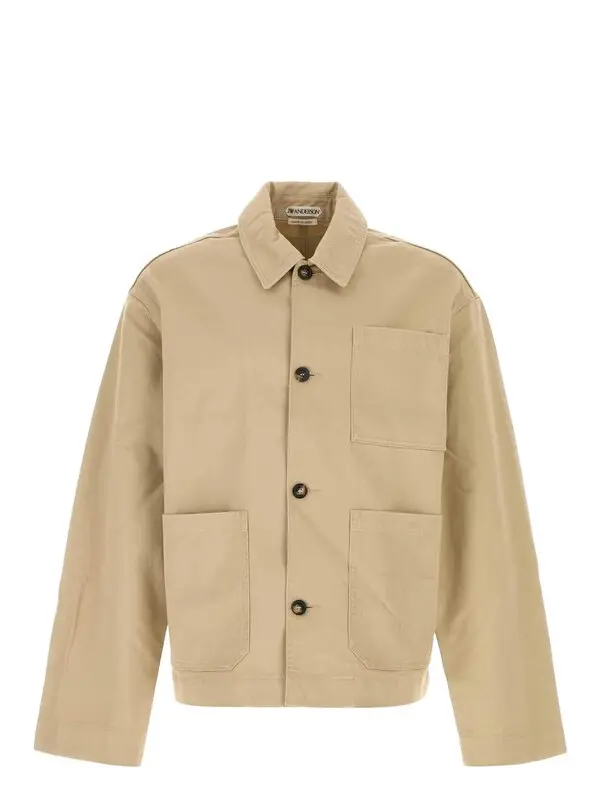 JW Anderson Cappuccino Cotton Jacket - Brown