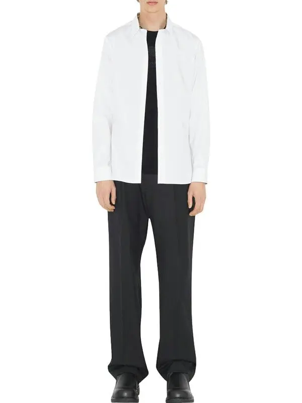 Burberry Stretch Cotton Shirt - White