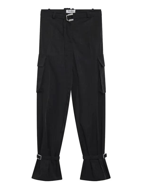 Attico Nylon Trousers - Black