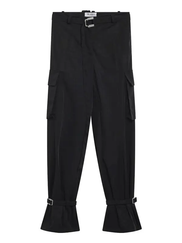 Attico Nylon Trousers - Black