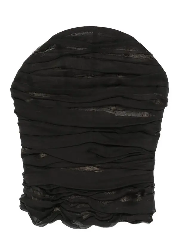 Balenciaga Halterneck Sleeveless Top - Black