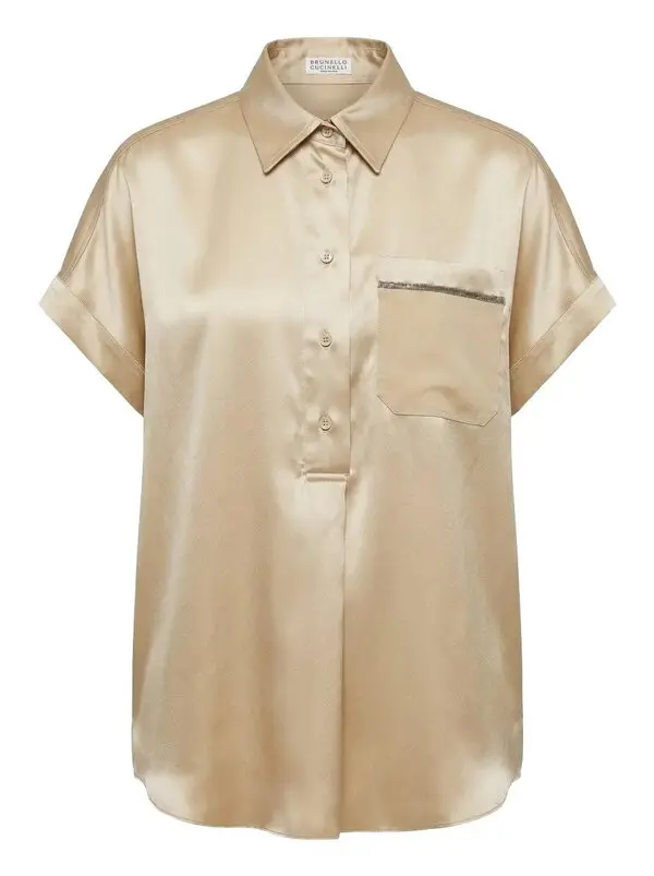 Brunello Cucinelli Silk Blouse - Multicolor