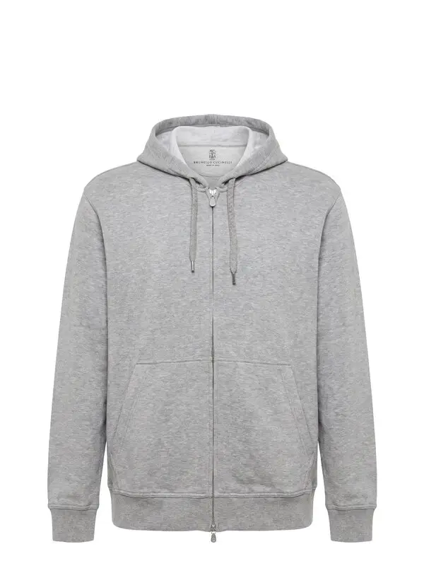 Brunello Cucinelli Cotton Hooded Sweatshirt - Multicolor