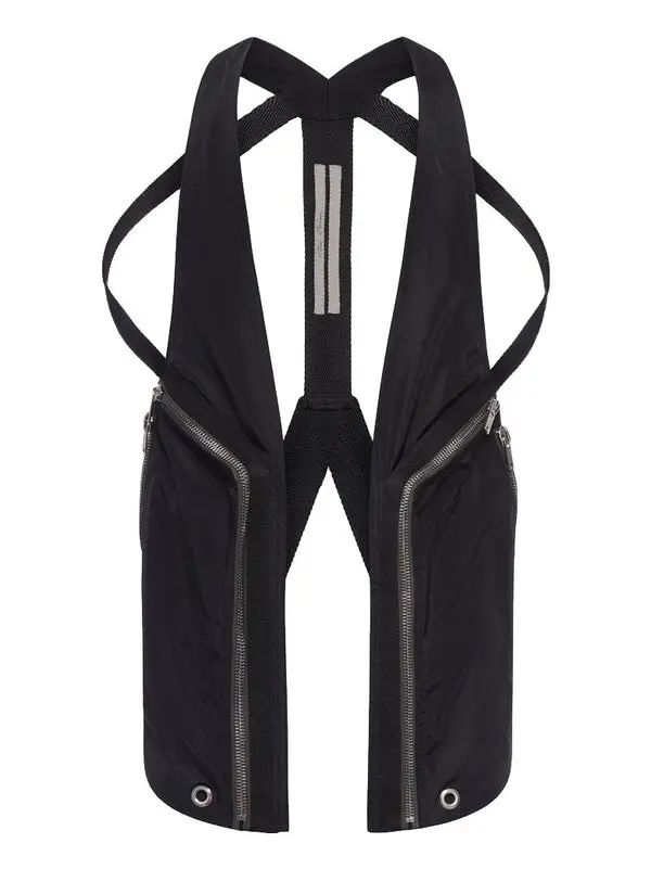 Rick Owens Bauhaus Temple Vest - Black