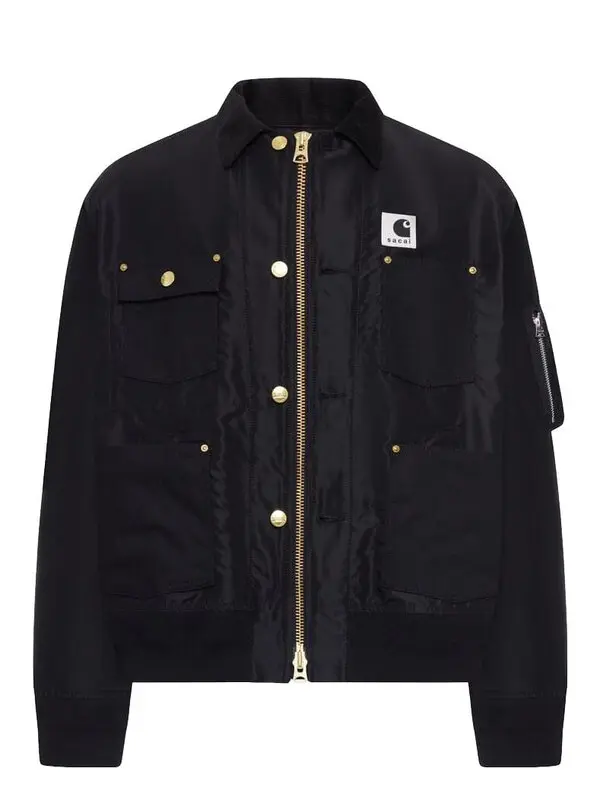 SACAI X CARHARTT Duck Jacket - Black