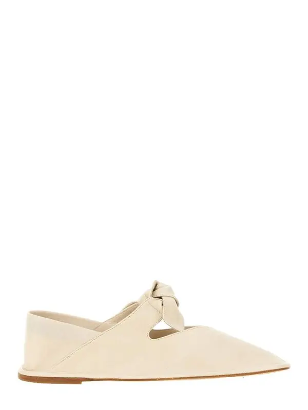 Hereu Llasada Flat Shoes - Cream