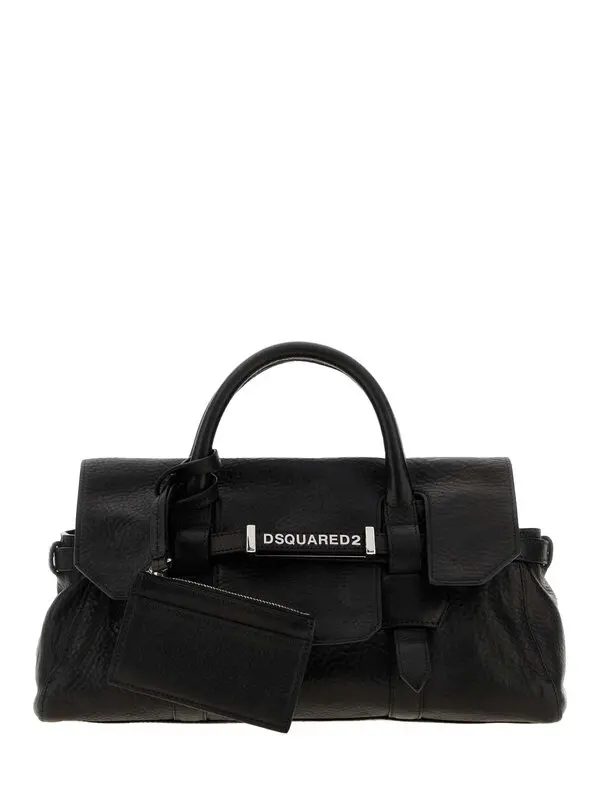 Dsquared2 Leather Handbag - Black
