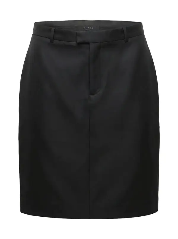Gucci Silk Tailored Miniskirt - Multicolor