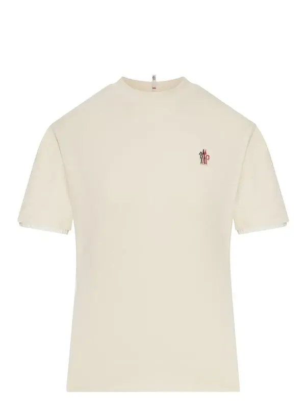Moncler Stretch Jersey T-shirt - Cream