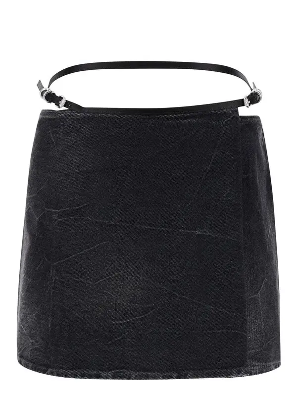 Givenchy Voyou Denim Skirt - Multicolor