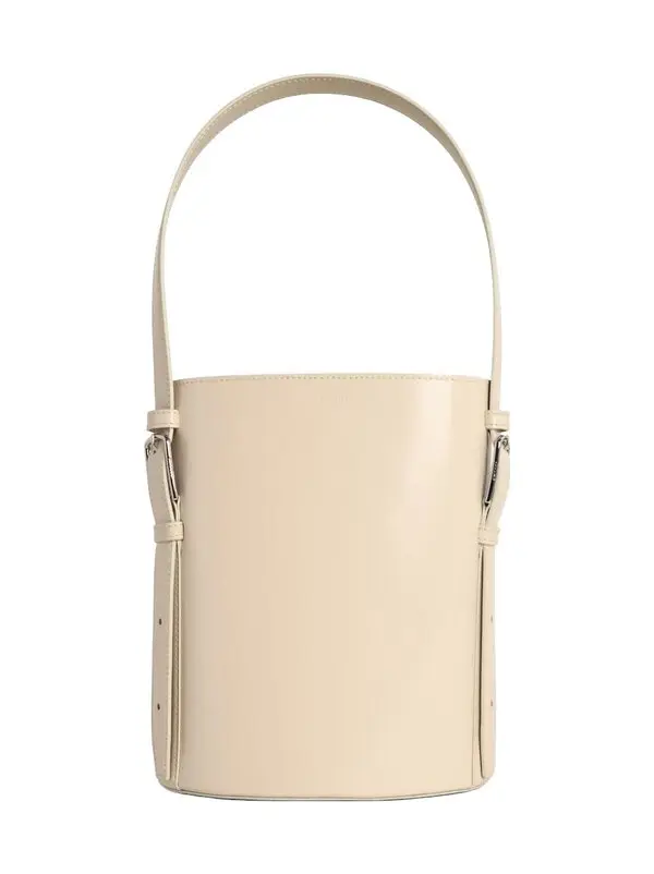 Coperni Erconomic Bucket' Light Beige Leather Bag - Cream