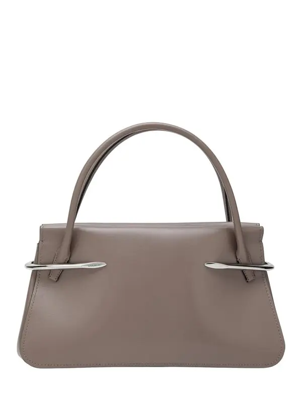 Givenchy Pinch Medium Bag In Taupe Leather - Gray