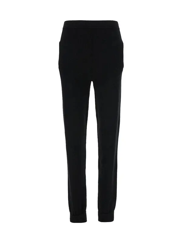 Saint Laurent Cashmere High-waisted Leggings - Multicolor