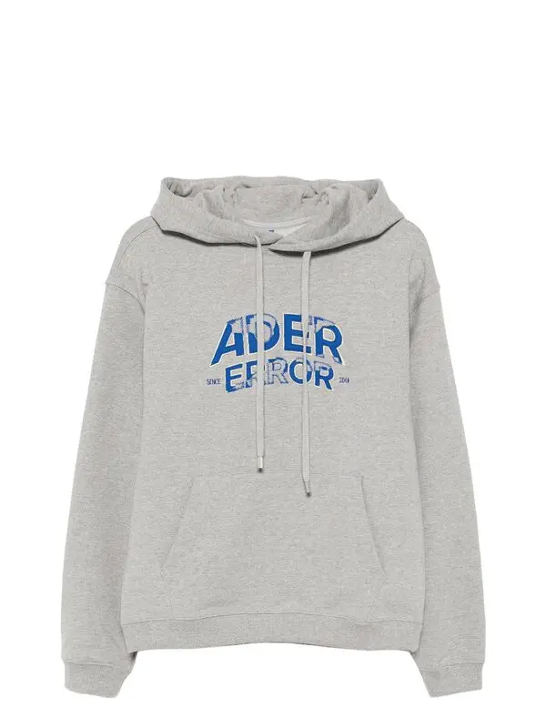 ADER ERROR Cotton Hooded Sweatshirt - Gray