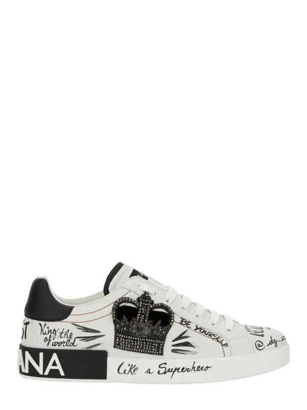 Dolce & Gabbana Portfino Sneakers - White
