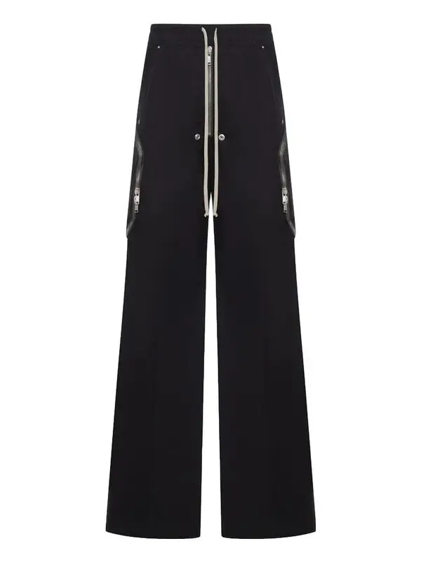 Rick Owens Pants Heizer Belas - Black