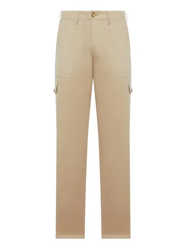 Etro Stretch Cotton Cargo Pants - Multicolor